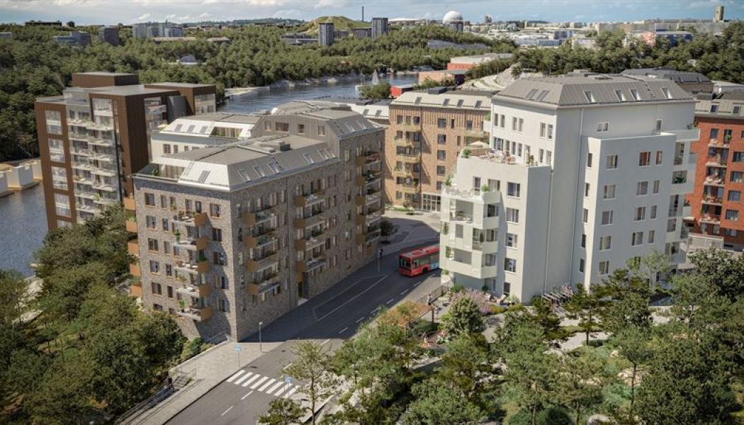 Byggelement levererar ECO-Prefab till Peabs projekt på Kvarnholmen i Nacka ...