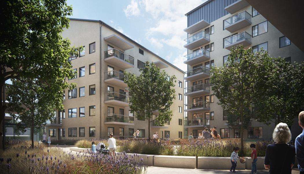 Byggstart för nya hyresrätter i Trångsund, Stockholm | StockholmsByggnyheter.se