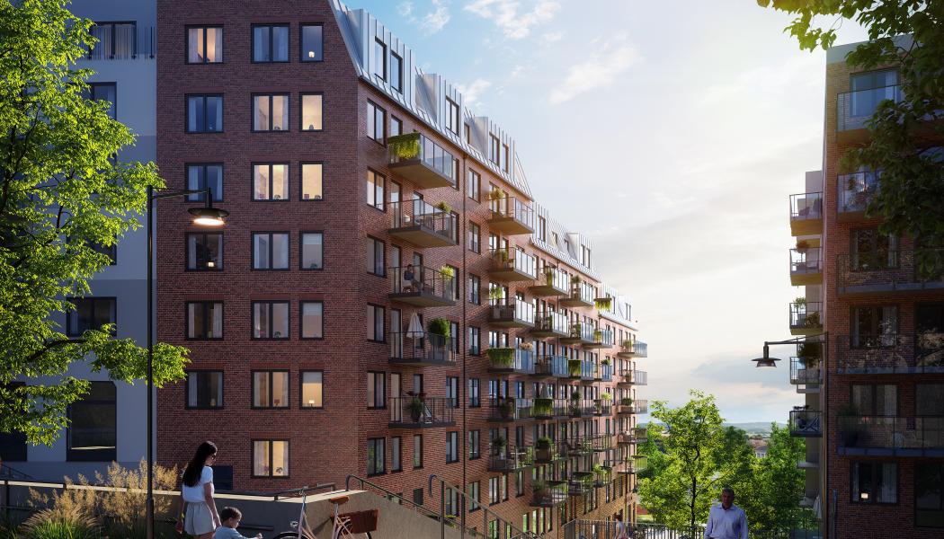 OBOS byggstartar de första lägenheterna i kvarter Elverkshuset, Nacka | StockholmsByggnyheter.se